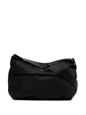 AGNES B. Logo-plaque Zipped Crossbody Bag