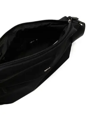AGNES B. Logo-plaque Zipped Crossbody Bag