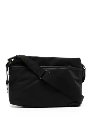 AGNÈS B. Zipped Crossbody Bag With Leather Trim