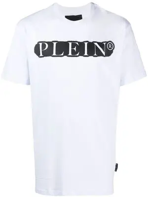 Philipp Plein Logo Print T-shirt - White