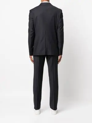Philipp Plein Logo-detail Single-breasted Suit - Blue