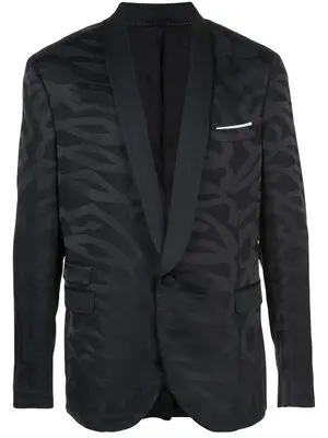 Neil Barrett Patterned Satin Jacket