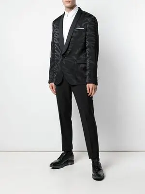 Neil Barrett Patterned Satin Jacket