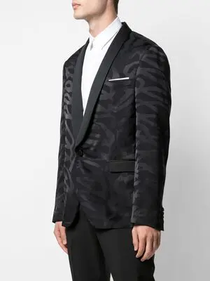 Neil Barrett Patterned Satin Jacket