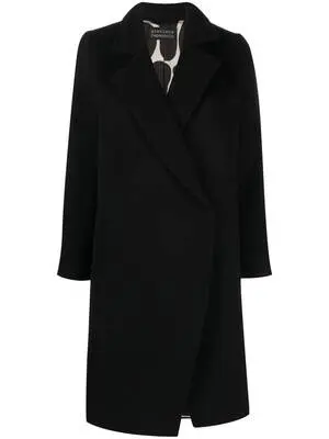 GIANLUCA CAPANNOLO Double-breasted Tailored Coat - Black