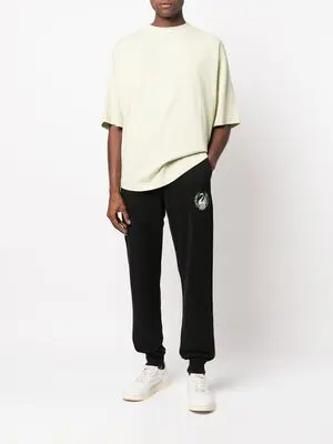 Casablanca Logo-embroidered Organic Cotton Track Pants