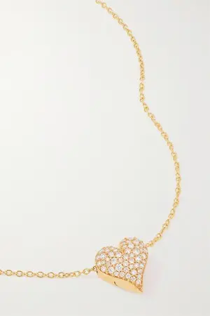 OLE LYNGGAARD COPENHAGEN Hearts Clasp 18-karat Diamond Necklace