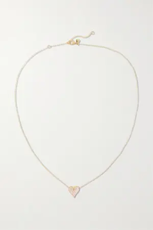 OLE LYNGGAARD COPENHAGEN Hearts Clasp 18-karat Diamond Necklace