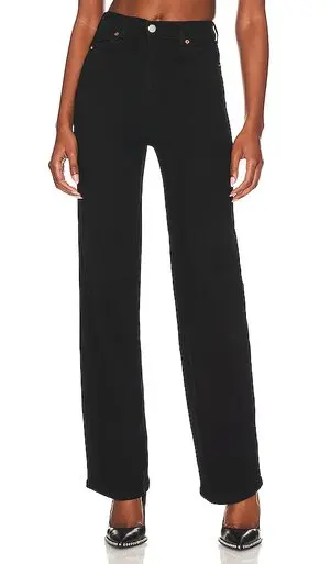 Dr. Denim Black Wash Bottoms For Women
