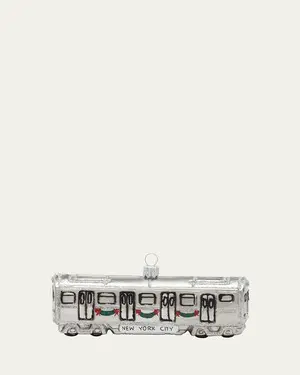 Bergdorf Goodman Subway Christmas Ornat - Multi