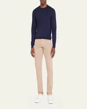 Kiton Wool Crewneck Sweater - Navy