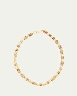 Pamela Love Valentine Necklace With Jasper - One-color
