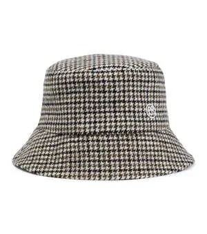 Ruslan Baginskiy Houndstooth Bucket Hat - Neutrals