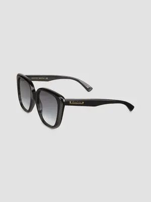Gucci Symbols 54mm Butterfly Acetate Sunglasses