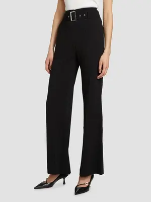 Elie Tahari Belted Wide-leg Trousers