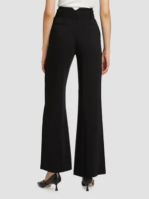 Elie Tahari Belted Wide-leg Trousers