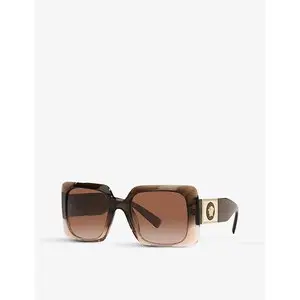 Versace Ve4405 Square Sunglasses - Brown