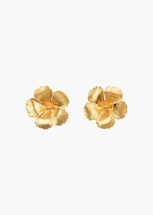 JENNIFER BEHR Rowena Stud Earrings - Antique Gold