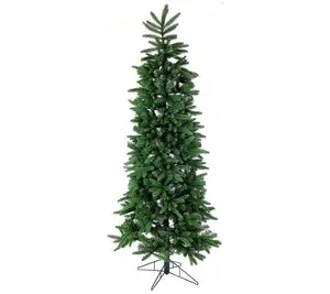 FRASER HILL FARM 9 Ft. Carmel Pine Slim Artificial Tree - One-color