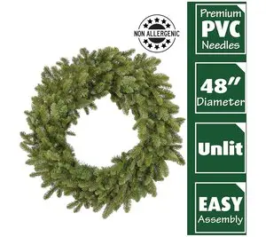 FRASER HILL FARM 48' Grandland Artificial Holid Ay Wreath