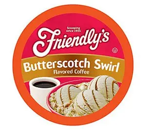 FRIENDLY'S 40-count Butterscotch Swirl Flavored Coffee Pods - One-color