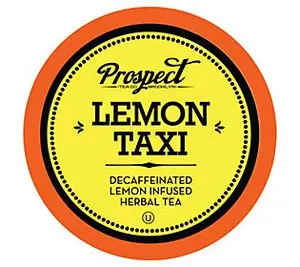 QVC Prospect Tea Co. 40-count Decaffeinated Lemon T Axi Tea Pods - One-color