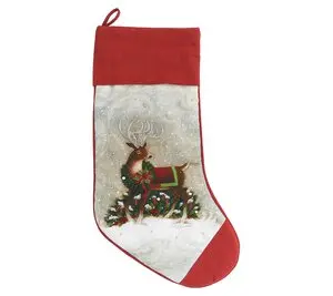 C&F HOME Woodland Deer Stocking - One-color
