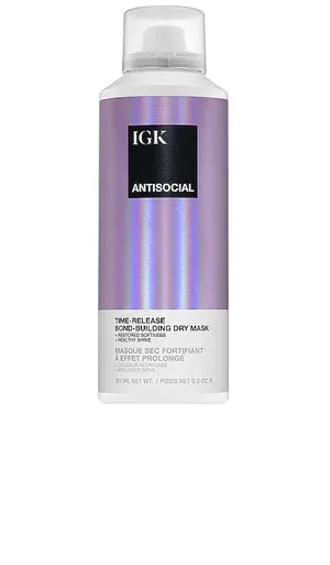 IGK Antisocial Overnight Bond-building Dry Hair Mask - N,a
