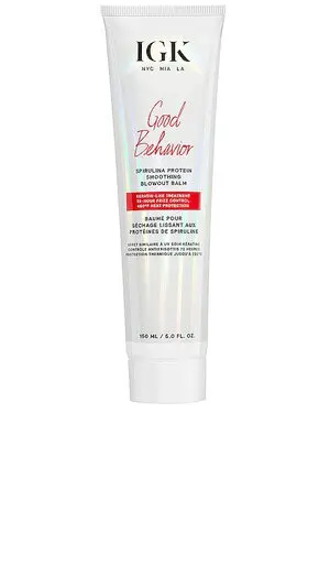 IGK Good Behavior Spirulina Protein Smoothing Blowout Balm - N,a