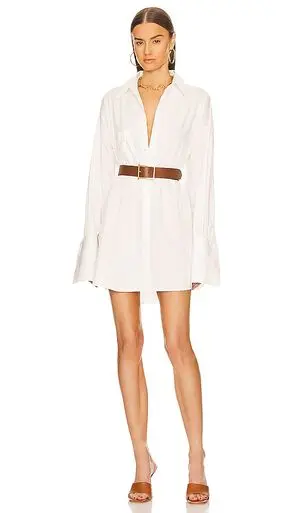 HELSA Cotton Poplin Oversized Shirt