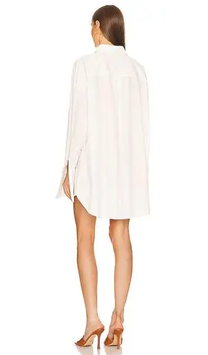 HELSA Cotton Poplin Oversized Shirt