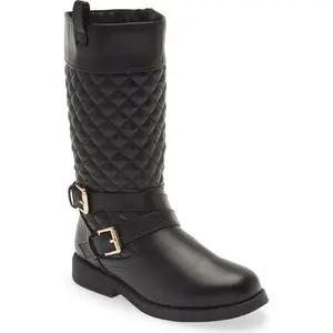 DREAM PAIRS Moto Knee High Boots - Black