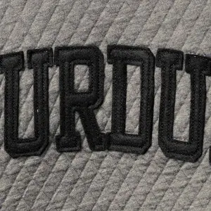 PRESSBOX Heather Charcoal Purdue Boilermakers Moose Quilted Pullover Sweatshirt