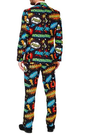Opposuits Badaboom Slim Fit Two-piece Suit & Tie Set