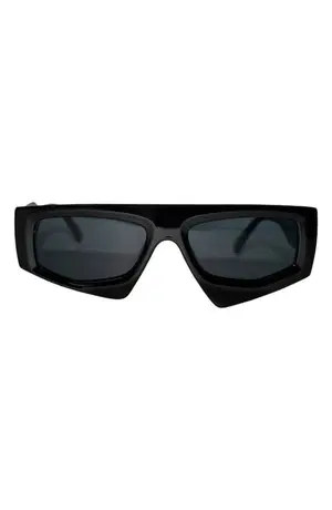 FIFTH & NINTH Ivy Geometric Sunglasses - Black/black
