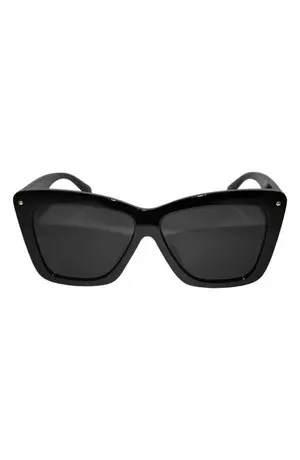 FIFTH & NINTH Fifth & Ninth Willow Cat Eye Sunglasses Black/ Black