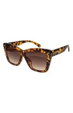 FIFTH & NINTH Willow Cat Eye Sunglasses - Torte/brown