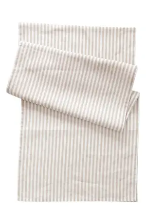 Heirloomed Collection Stripe Linen Table Runner