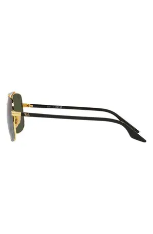 Ray-ban 59mm Polarized Aviator Sunglasses