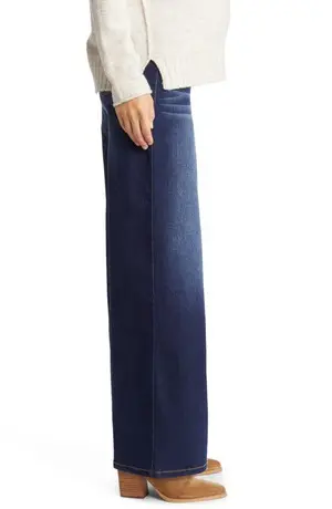 1822 Denim Over The Bump High-waist Wide-leg Maternity Jeans