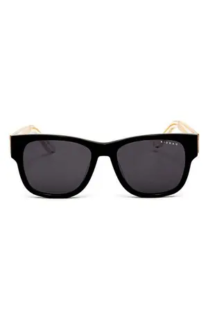 KIDRAQ Hollywood Star 48mm Square Sunglasses - Dark Knight