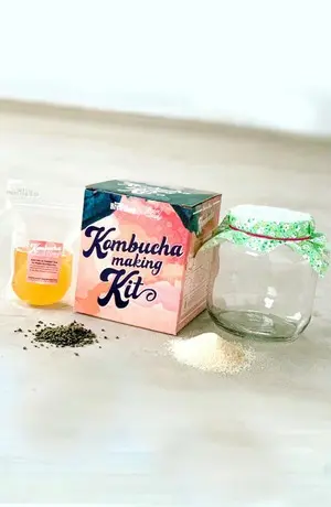 FARMSTEADY Brooklyn Brew Shop Green Tea Kombucha Making Kit