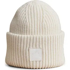 Varley Varley Cresta Merino Wool-Blend Beanie Egret