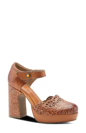 SPRING STEP SHOES Mary Jane Platform Pump