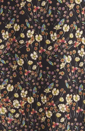 French Connection Hallie Verona Floral Print Cutout Dress