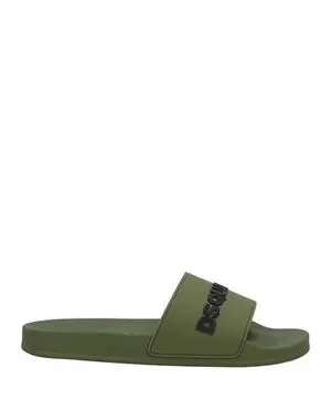 Dsquared2 Rubber Pool Slides - Green