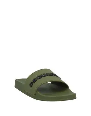 Dsquared2 Rubber Pool Slides - Green
