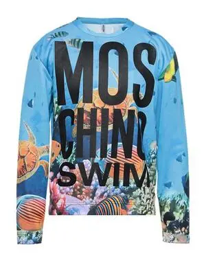 Moschino Multicolor Patterned Sweatshirt - Blue