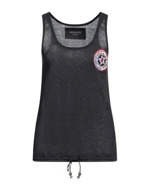 Mr & Mrs Italy Tank Top In Linen Blend - Blue