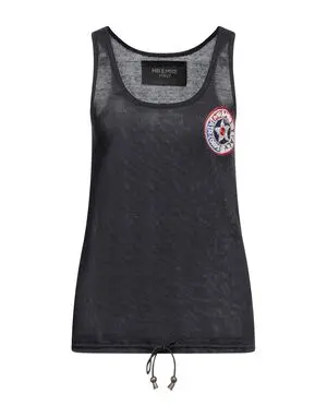 Mr & Mrs Italy Tank Top In Linen Blend - Blue